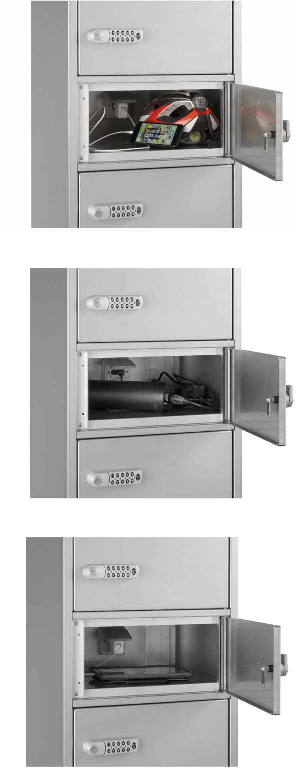 Secure Battery Charging Lockers - Kinetic Bike Parking