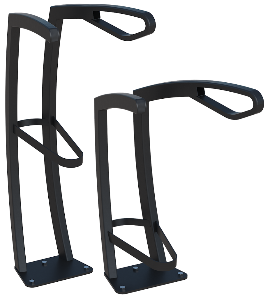 Horizontal Bike Racks - Kinetic Bike Parking