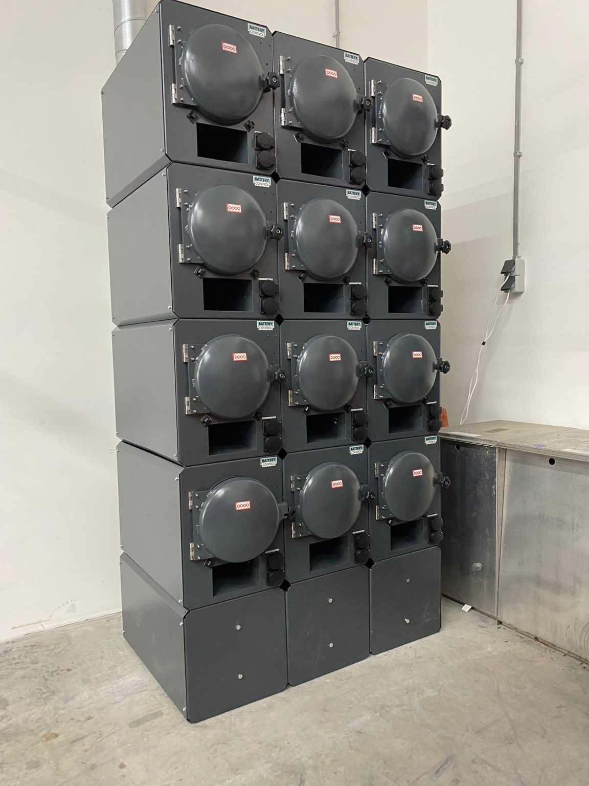 Fireproof Charging Cylinders - Kinetic Bike Parking